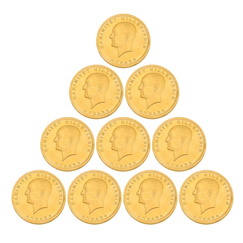 10 Eski Cumhuriyet Altını - Ata Lira | Güvenilir Altın ve Takı Alışverişi